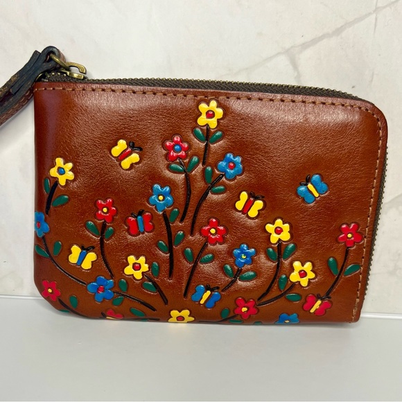 Patricia Nash | Bags | Patricia Nash Hand Painted Tooled Floral Leather ...